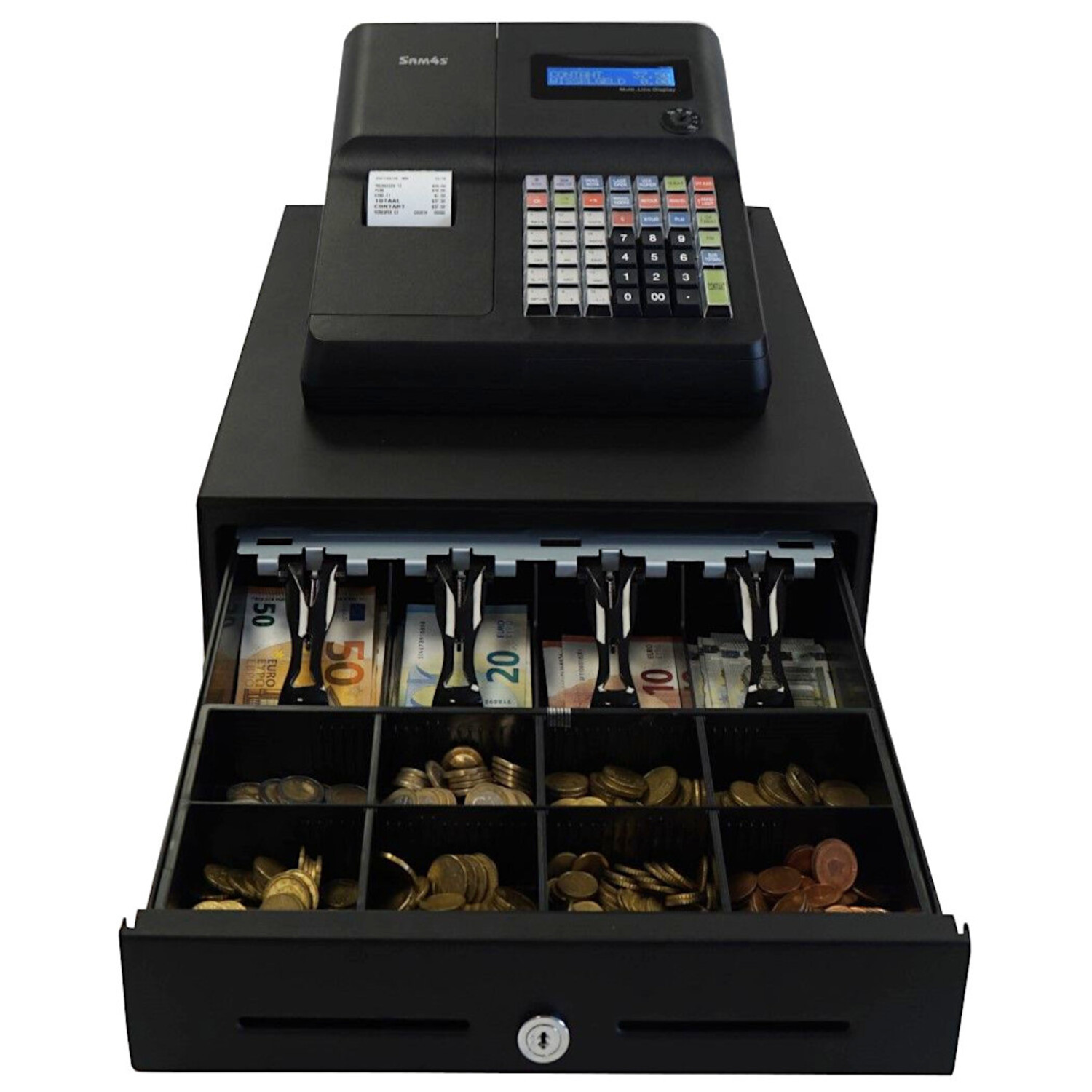 SAM4S Kassa | ER-260BEJ | 12 Preset-Toetsen | 2-Regeldisplays ...