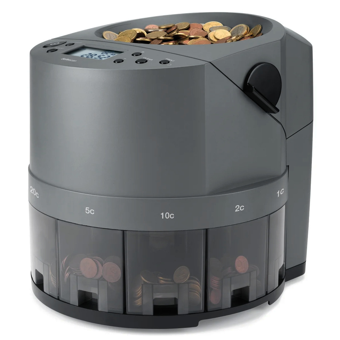 Safescan Munttelmachine | 1450 | 500/min | Invoer 1000 Munten | 290x310x290(h)mm - Horecagemak