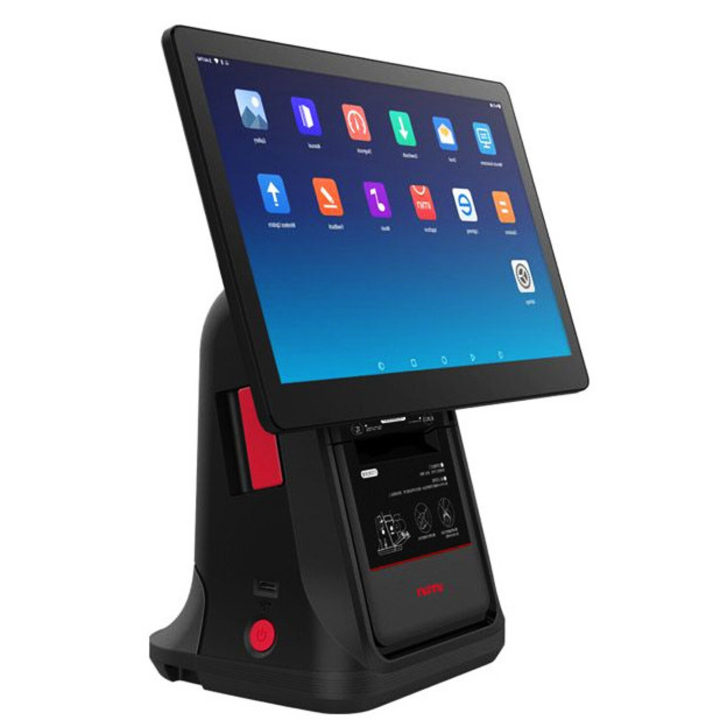 iMin Kassa | D4-503 | Touchscreen | 15.6" Display | Bonprinter 58/80mm | 380x195x407(h)mm ...