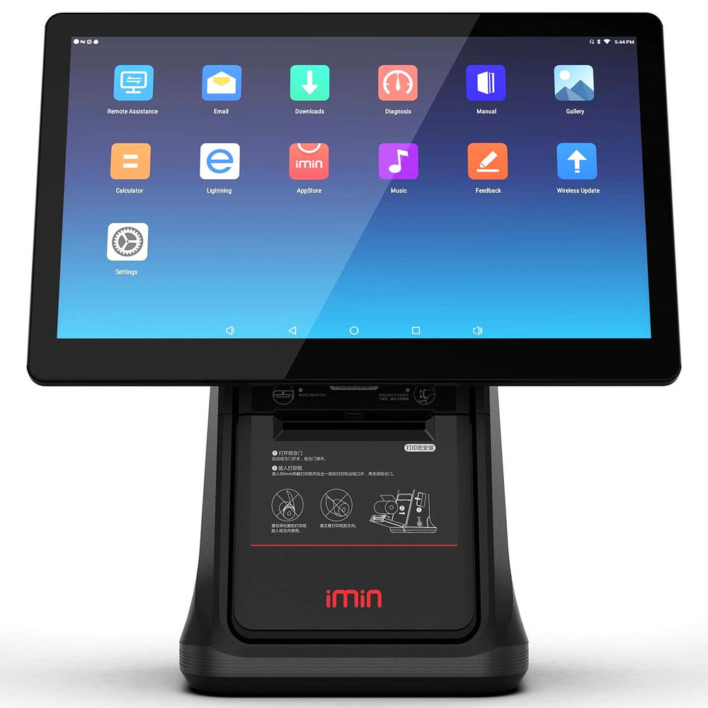 iMin Kassa | D4-503 | Touchscreen | 15.6" Display | Bonprinter 58/80mm | 380x195x407(h)mm ...