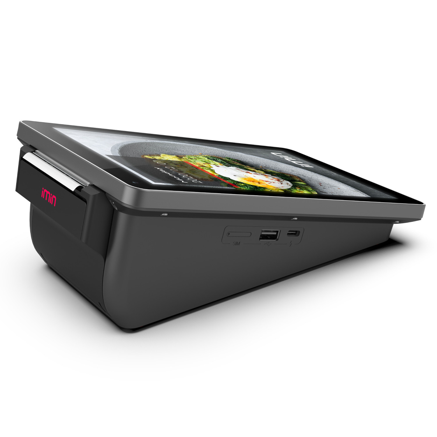 iMin Handheld Kassa | M2 MAX | Touchscreen | 8" Display | Bonprinter ...