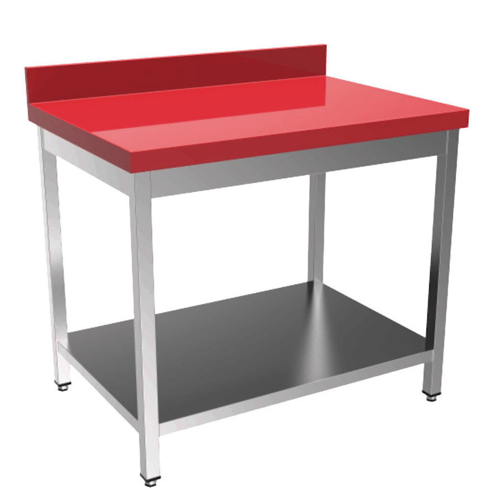 UNNINOX Snijwerktafel | RVS/Polyethyleen | Gelast | Bodemschap | Diepte ...