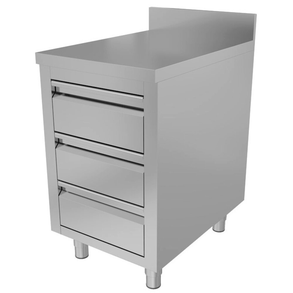 unninox-werktafel-rvs-3-laden-achteropstand-500x600x850-h-mm