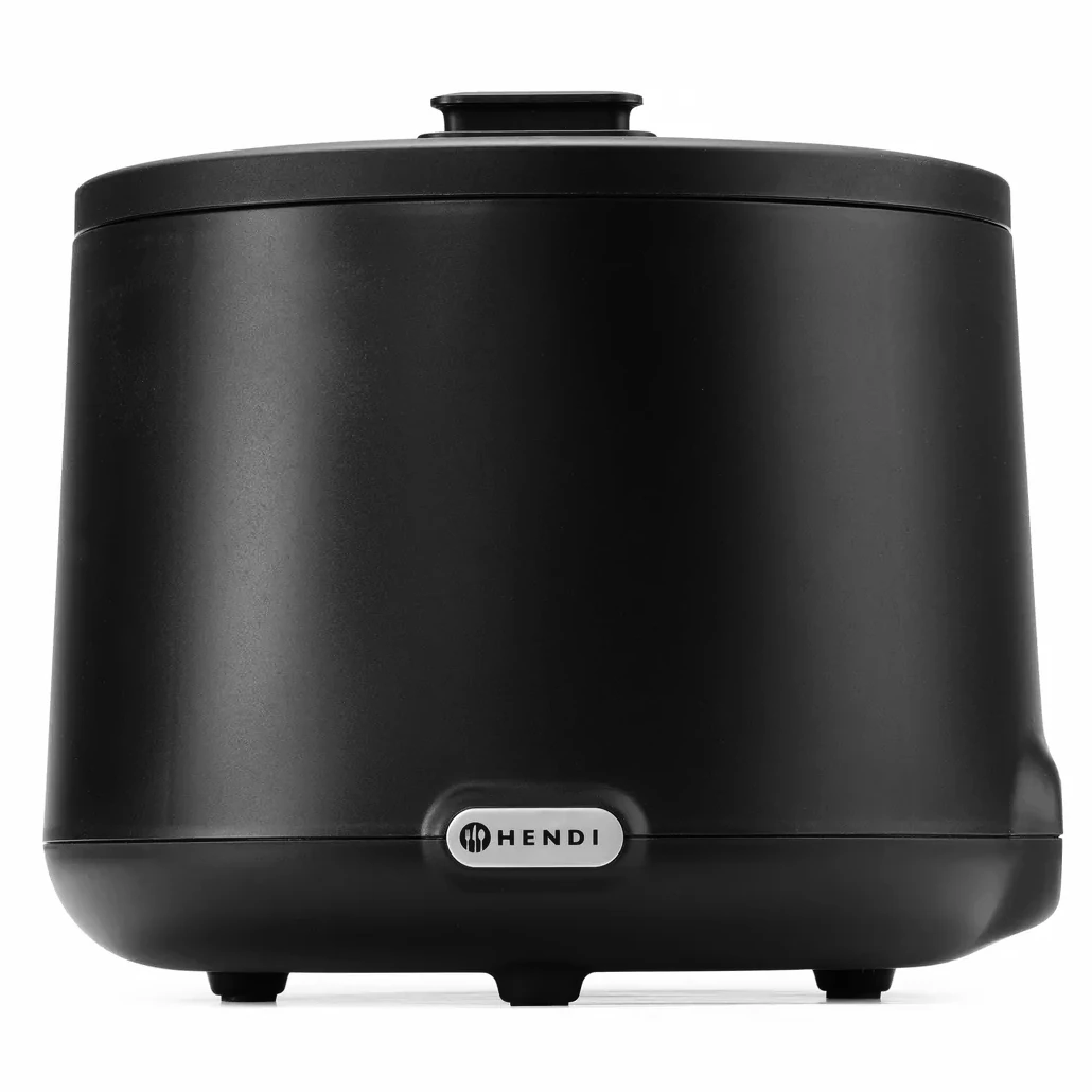 HENDI Soepketel | UNIQ (Design by Bronwasser) | Zwart | 8L | 35°C/85°C | 0.5kW (230V) | Ø366x325 ...