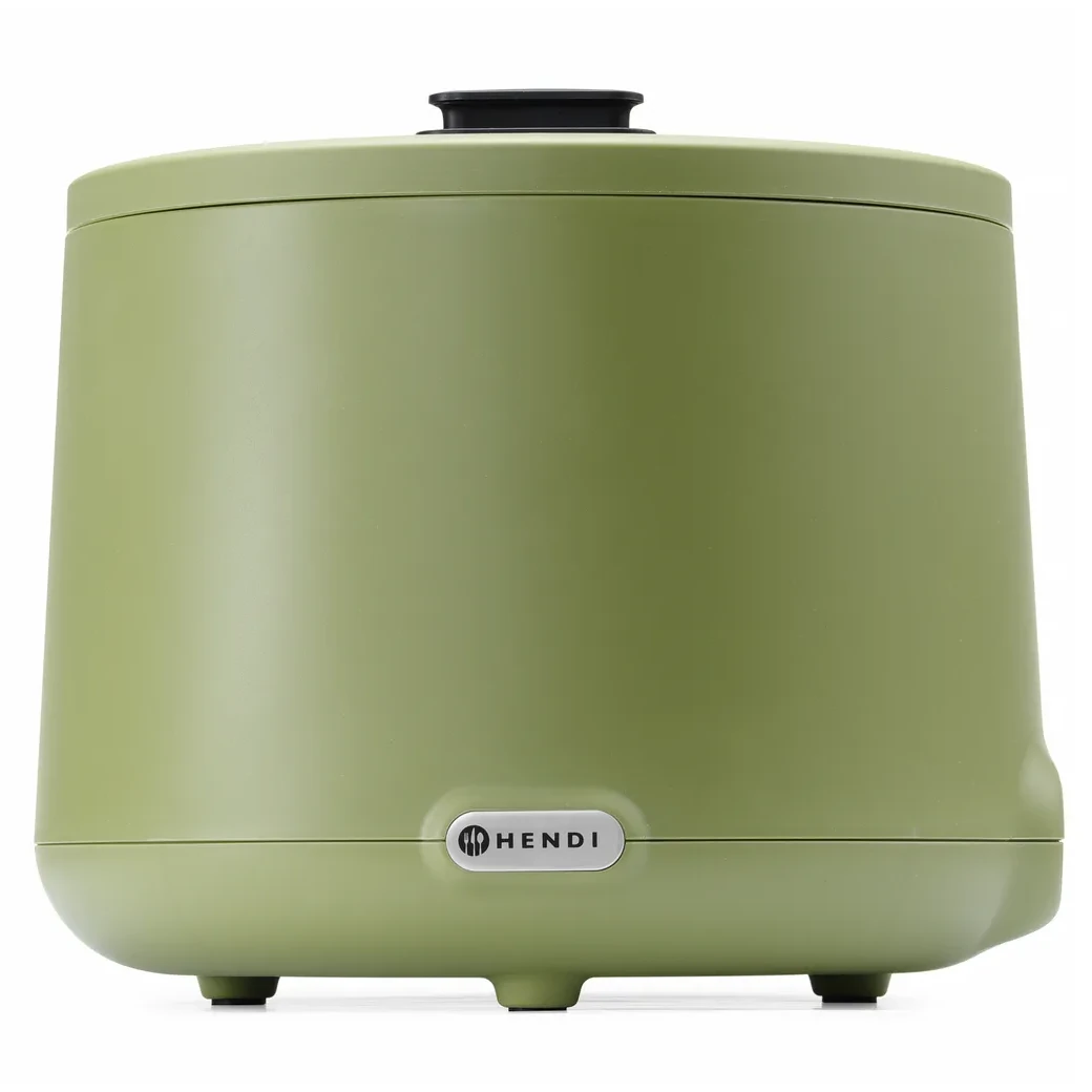 HENDI Soepketel | UNIQ (Design by Bronwasser) | Groen | 8L | 35°C/85°C | 0.5kW (230V) | Ø366x325 ...