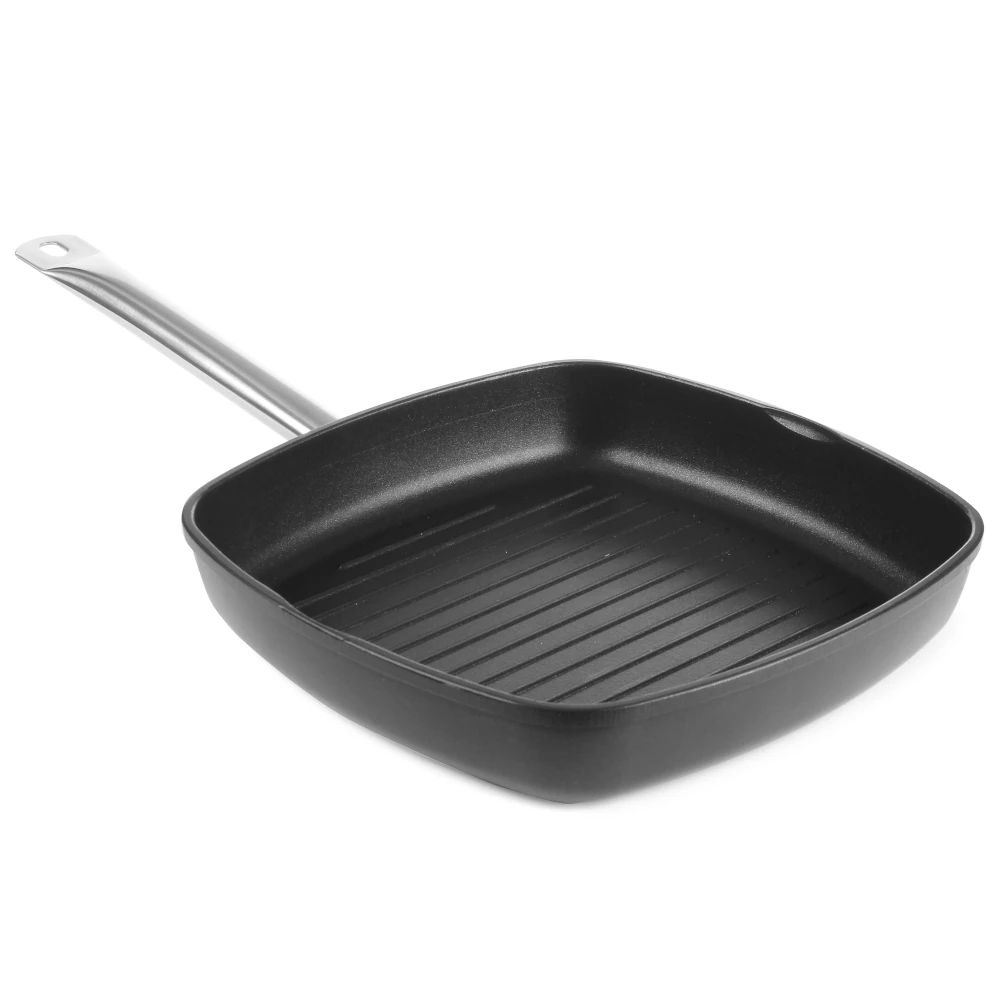 HENDI Grillpan | TITANIUM PROFESSIONAL | Aluminium (Antiaanbaklaag ...