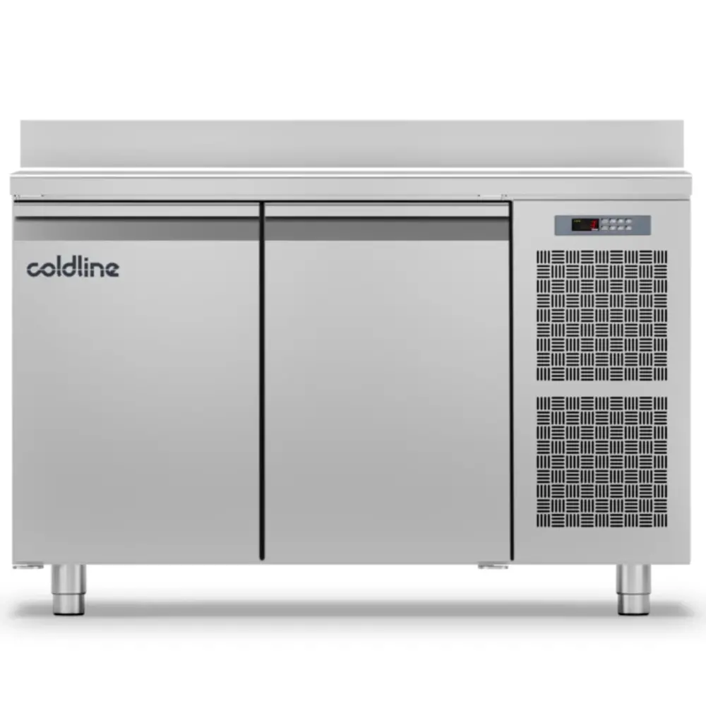 Coldline Koelwerkbank | MASTER | Energiezuinig | 303L | 2 Deuren (1/1 GN) | -2°C/+8°C ...