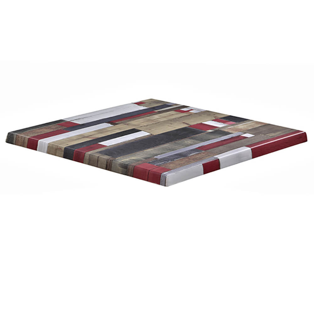 Werzalit Tafelblad | REDDENWOOD | Rood | In-/Outdoor | 700x700x30(h)mm