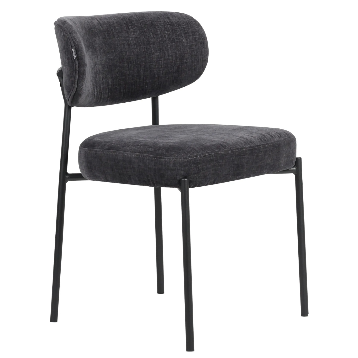 E.R.S. Stoel | Stof/Metaal | Antraciet | Zwart Frame | Indoor ...