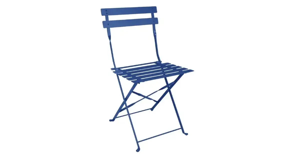 Bolero Opklapbare Stoelen | PERTH | Staal | Marine Blue | In-/Outdoor ...