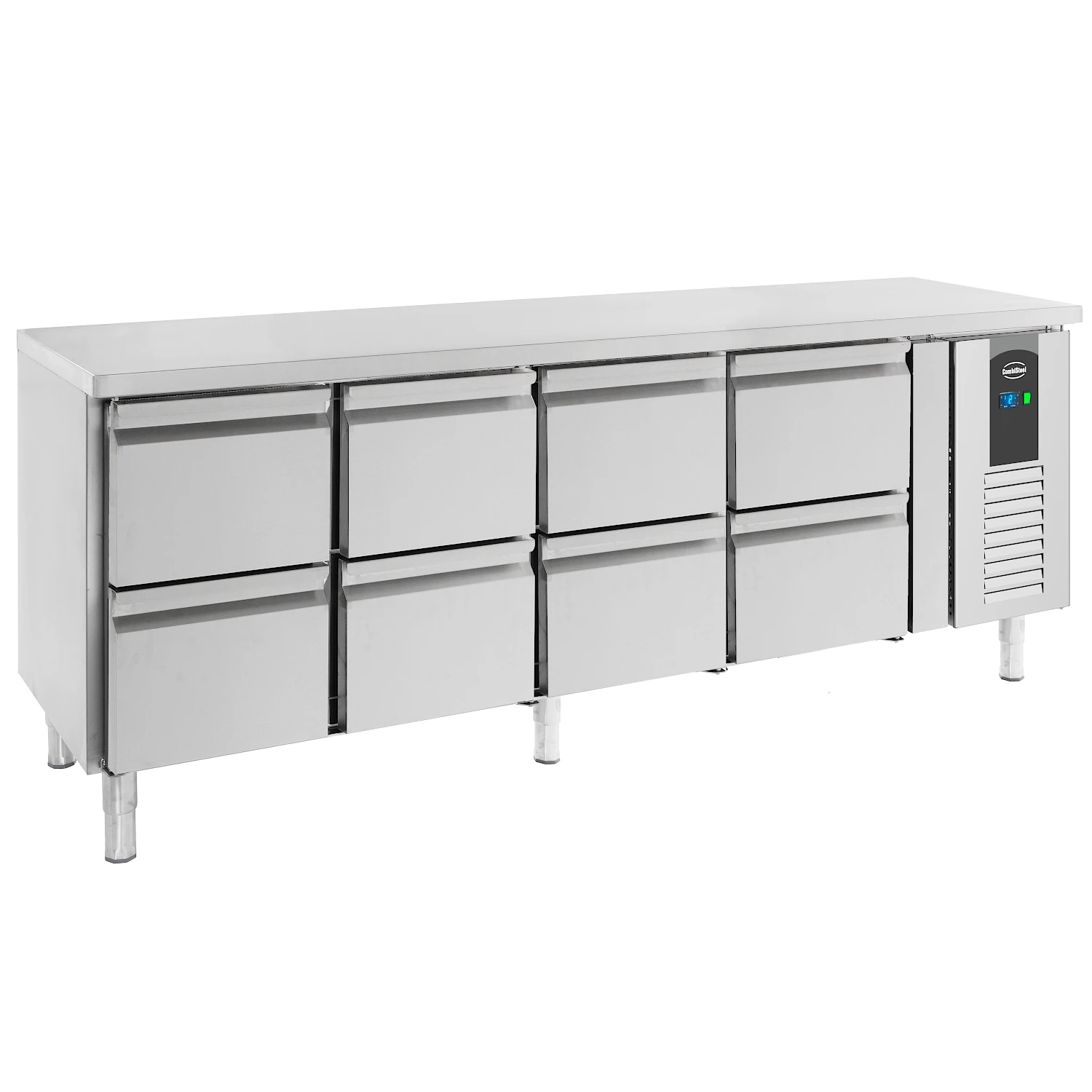 CombiSteel Koelwerkbank | STANDARD LINE | 553L | 8 Laden (1/1 GN) | +2 ...