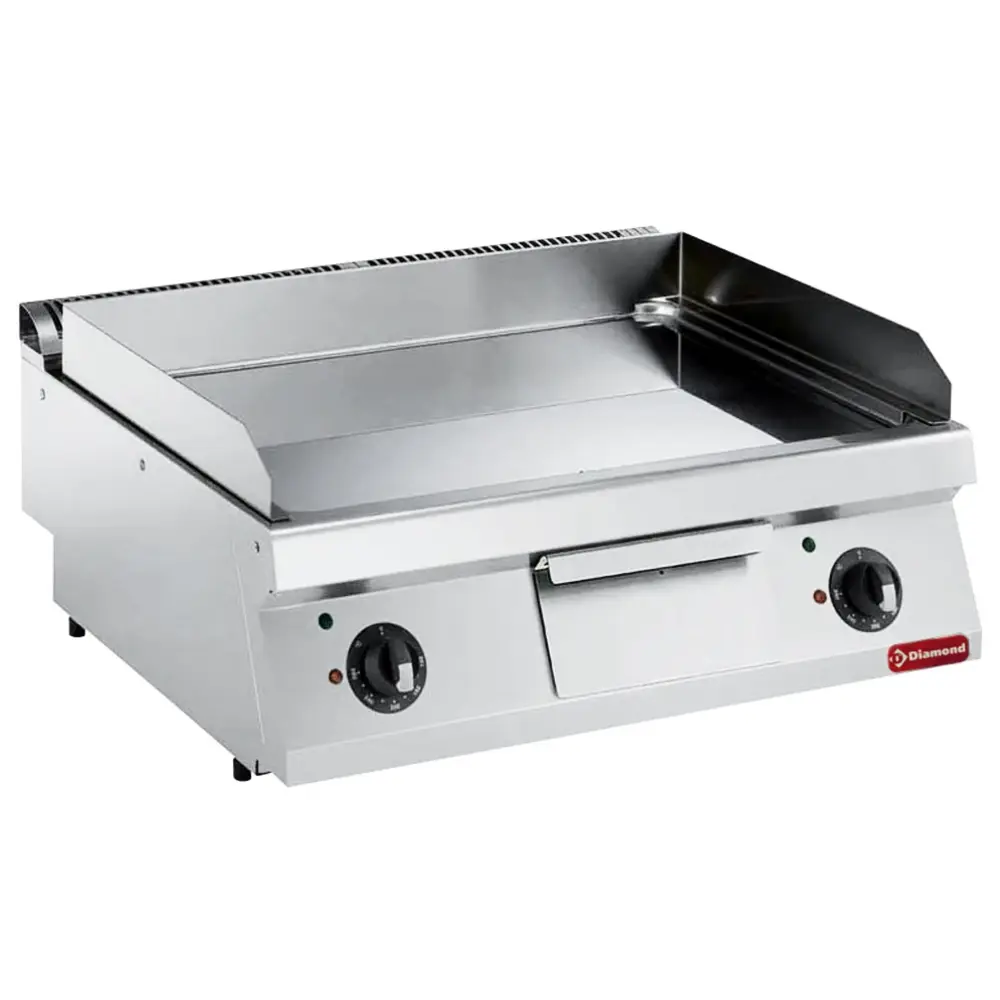 Diamond Bak-/Grillplaat | MAXIMA 700+ | Elektrisch | Glad Oppervlak ...