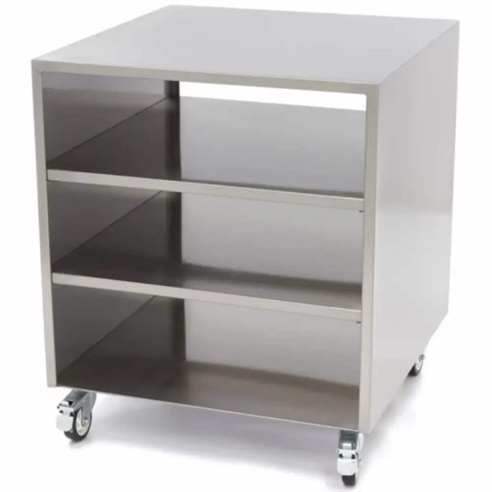 Maxima Machinetrolley | RVS | 3 Schappen | Wielen (Geremd ...