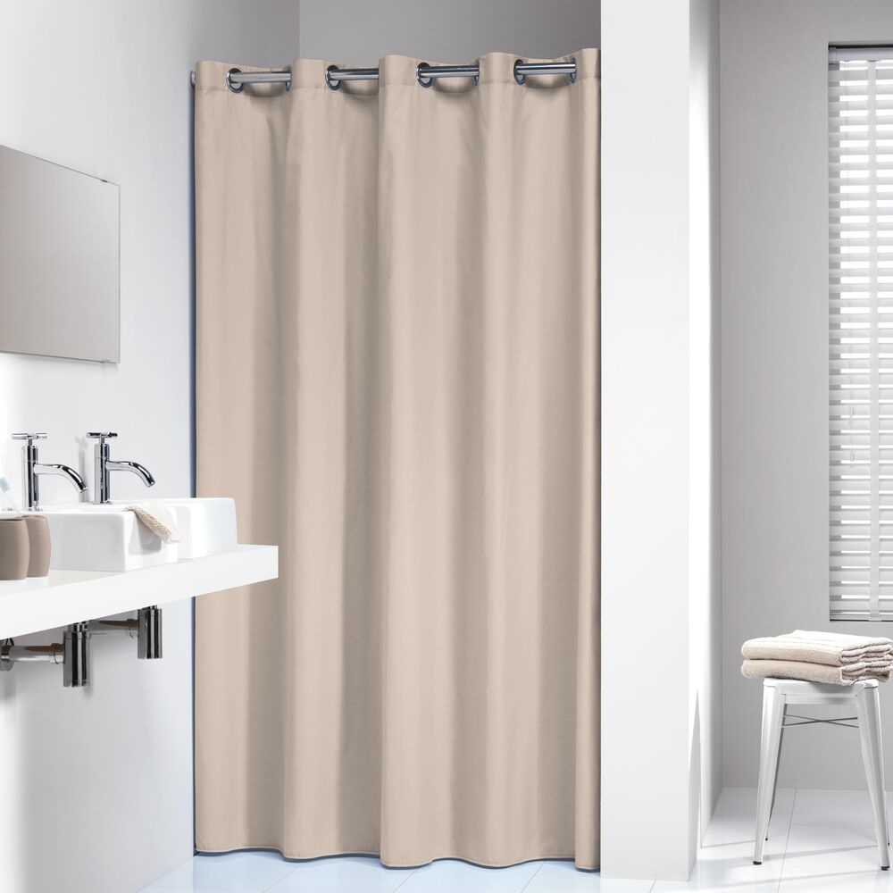 Sealskin Coloris Douchegordijn Polyester/Katoen 180x200 cm Beige ...