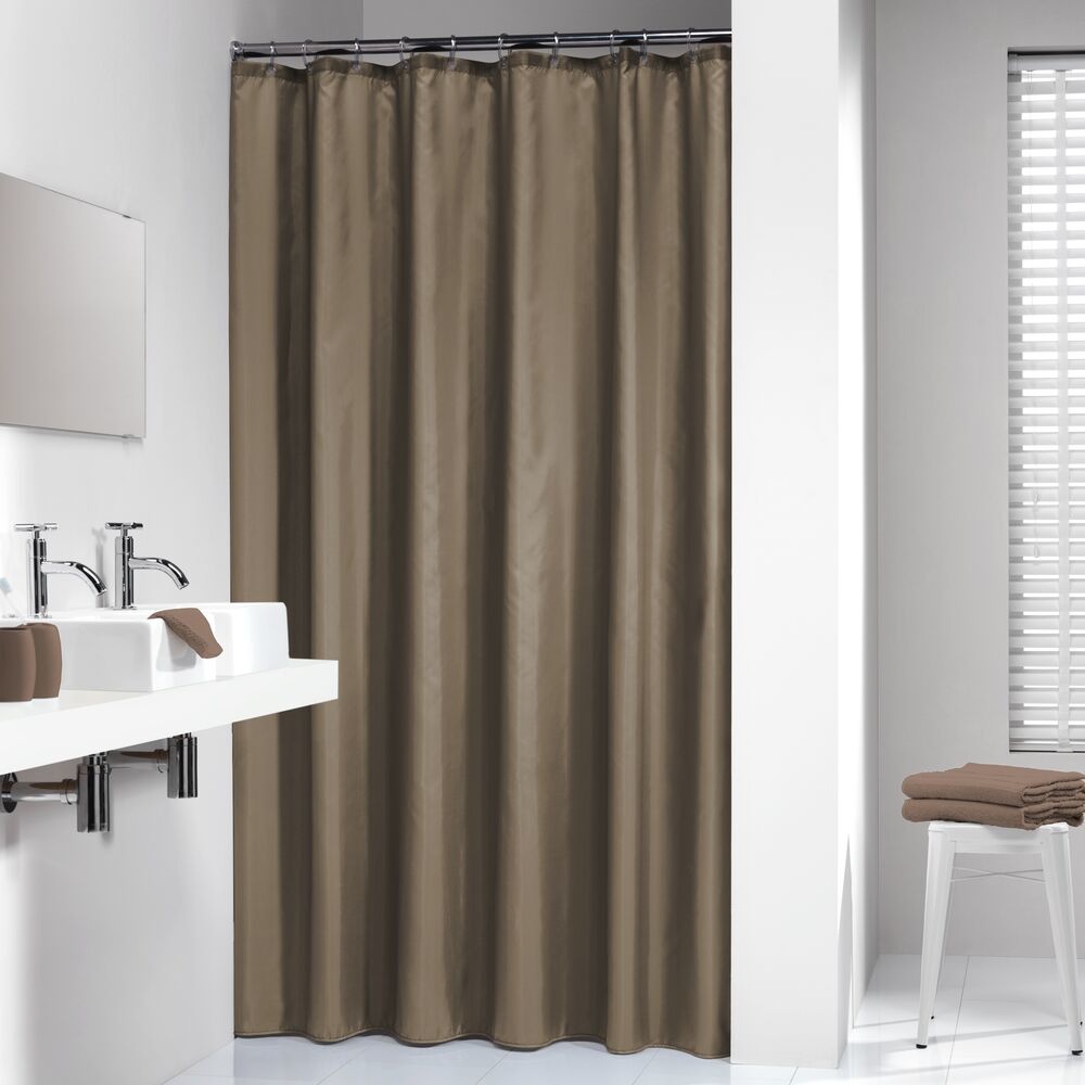 Sealskin Madeira Douchegordijn Polyester 120x200 cm Zand - Badmatten.nl