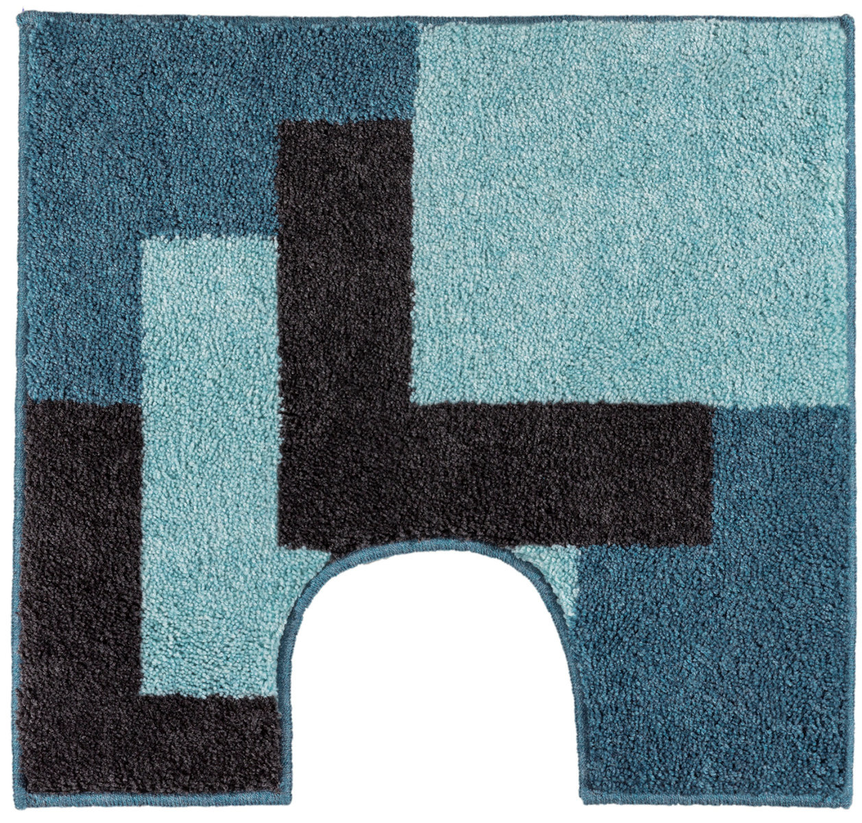 Graduale Badmat Oceaan Blauw - Badmatten.nl