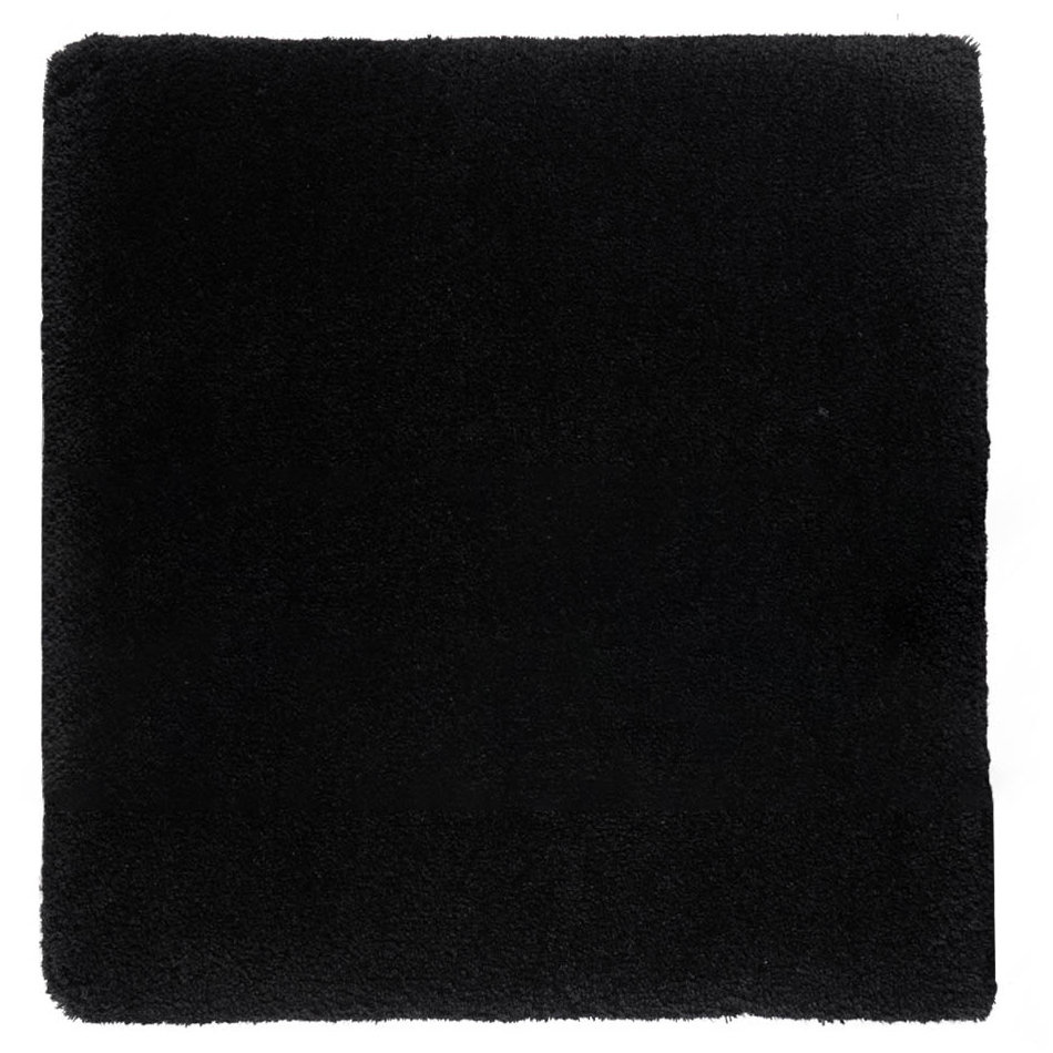 Mauro Badmat Zwart - Badmatten.nl