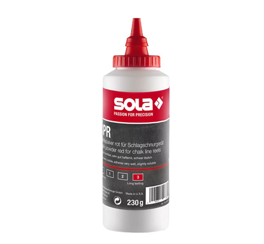 Sola Smetlijn Poeder Rood 230 gram - PHT