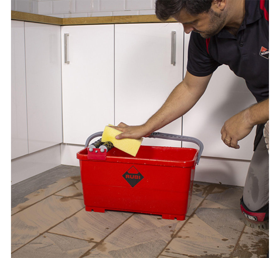 Rubiclean Easypro Sponsbak 24 Liter SET - Uw hulp bij tegels voegen - PHT