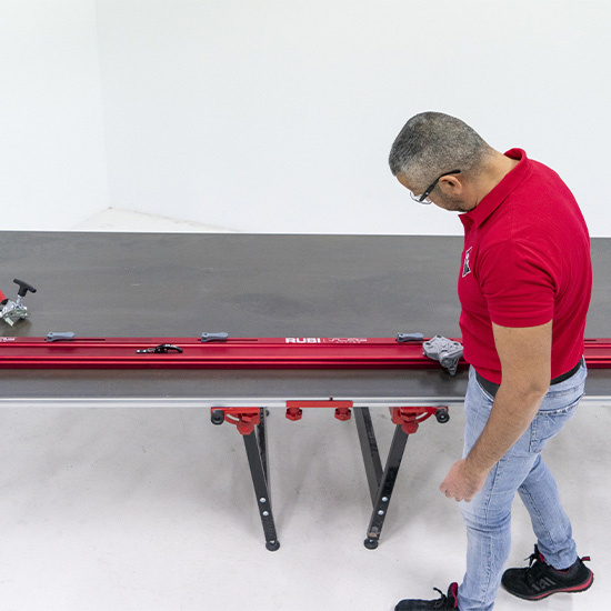 Rubi Slab Cutter Inclusief 3 Geleider Rails - PH Tegeltechniek