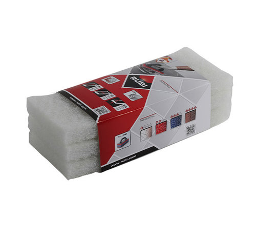 Rubi 3 Zeer Zachte Reserve-Schuursponzen 25 cm. (Wit). Bestellen bij De ...