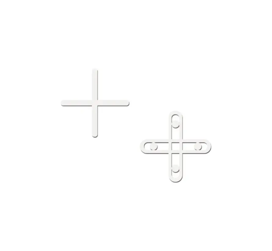 BIHUI Tegelkruisjes Cross 250 stuks - 1 mm. - PHT