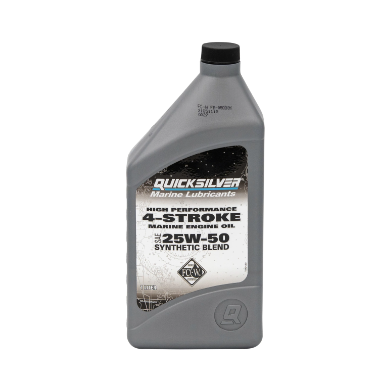 Quicksilver FCW® 25W-50 High performance 4-stroke synthetic blend ...