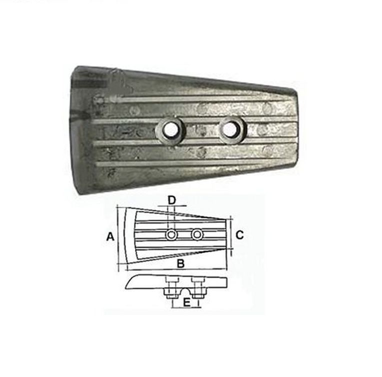 Tecnoseal Volvo Penta Anode DPH System Drive Zink / Aluminium (3588746 ...