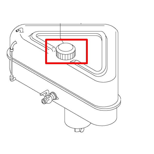 Yanmar Fuel Tank Cap Assy (105430-55041) - Allesmarine.de