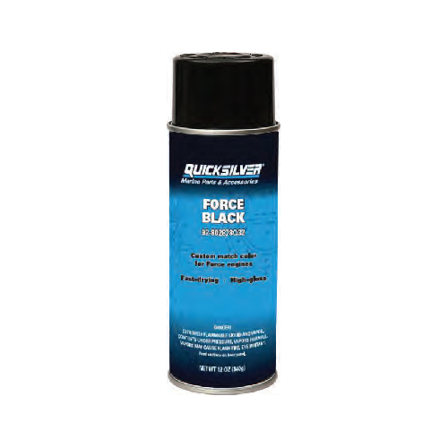 Quicksilver Spray Paint Force Black (8M0133927) - Allesmarine.de