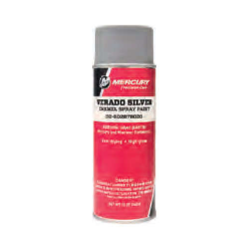 Mercury Spray Paint Verado Silver (8M0132061) - Allesmarine.de