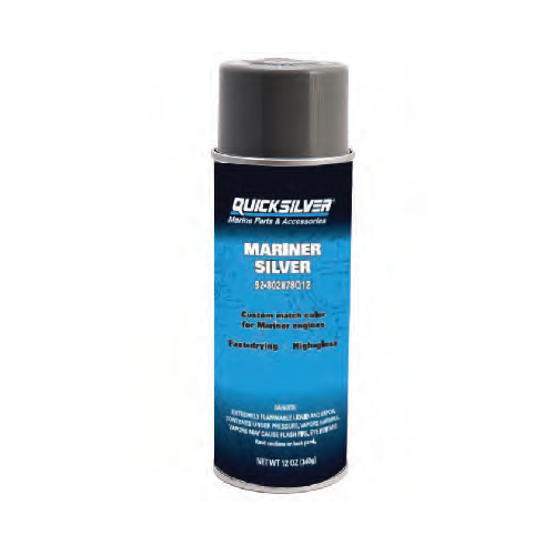 Quicksilver Spray Paint Mariner Silver (8M0133915) - Allesmarine.de