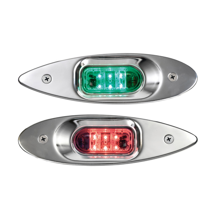 Evoled Navigation Lights Stainless Steel (Low Consumption) - Allesmarine.de