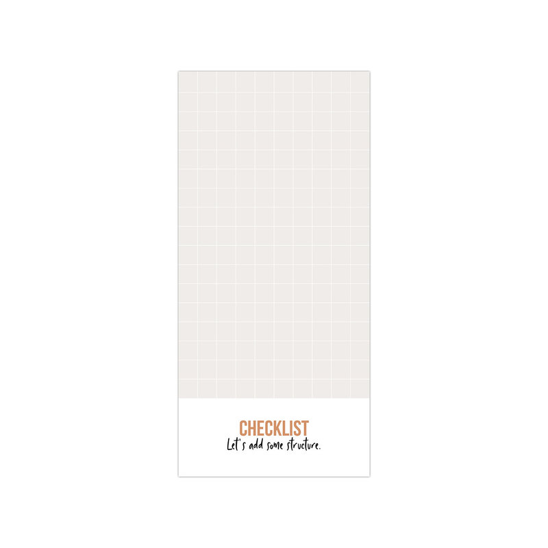 Studio stationery Studio Stationery Noteblock Checklist grid