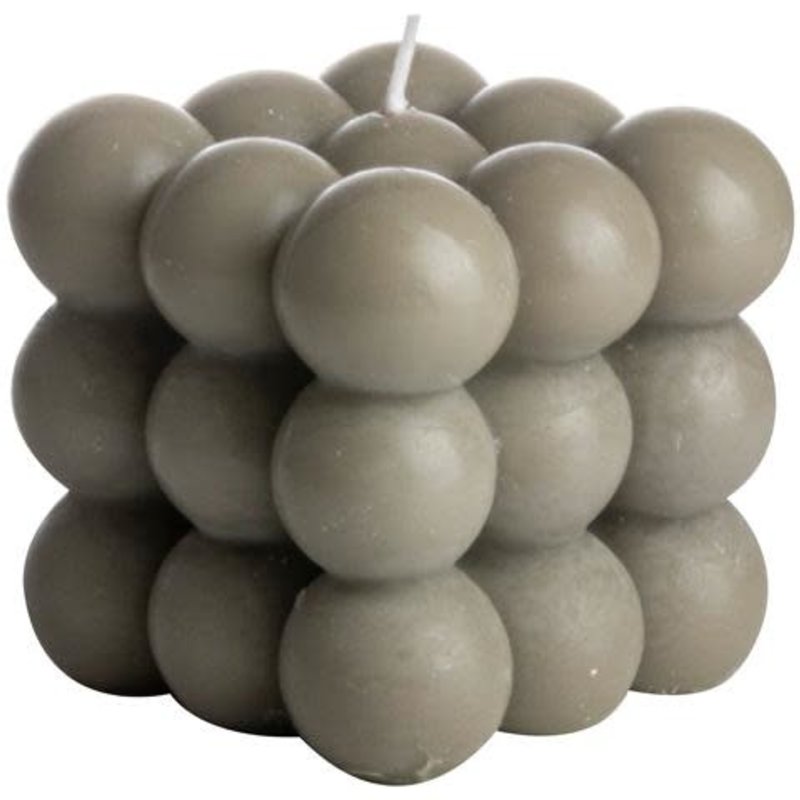 Gusta Gusta: kaars cube - kaki