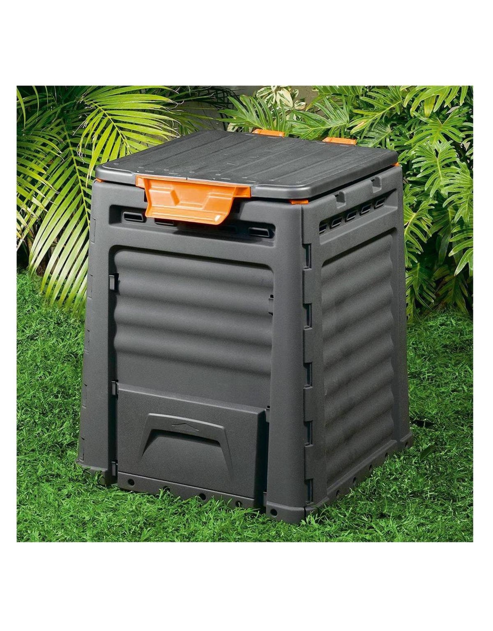 Keter Zwarte bio composter 320L direct leverbaar - Thuistuinieren.nl