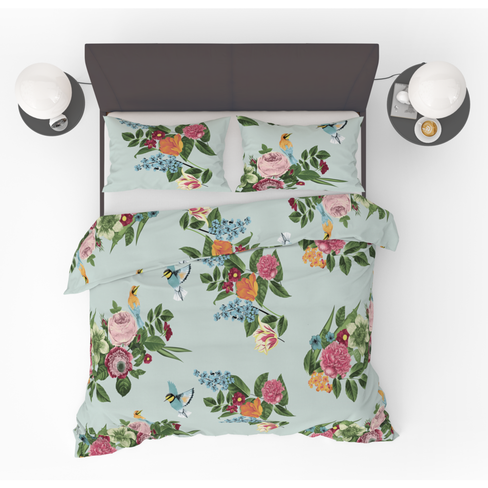 Refined Bedding Duvet cover Bloom and Birds - Indus Textile