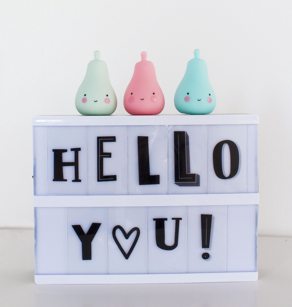 Lightbox Letter & Symbolenset Funcky Black - Jetjes & Jobjes