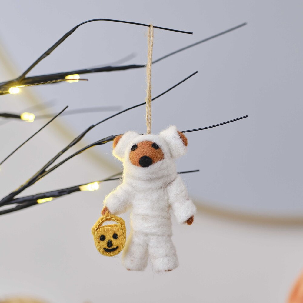 Halloween hanger vilt Mummy Bear Pumpkin Spice - Jetjes & Jobjes