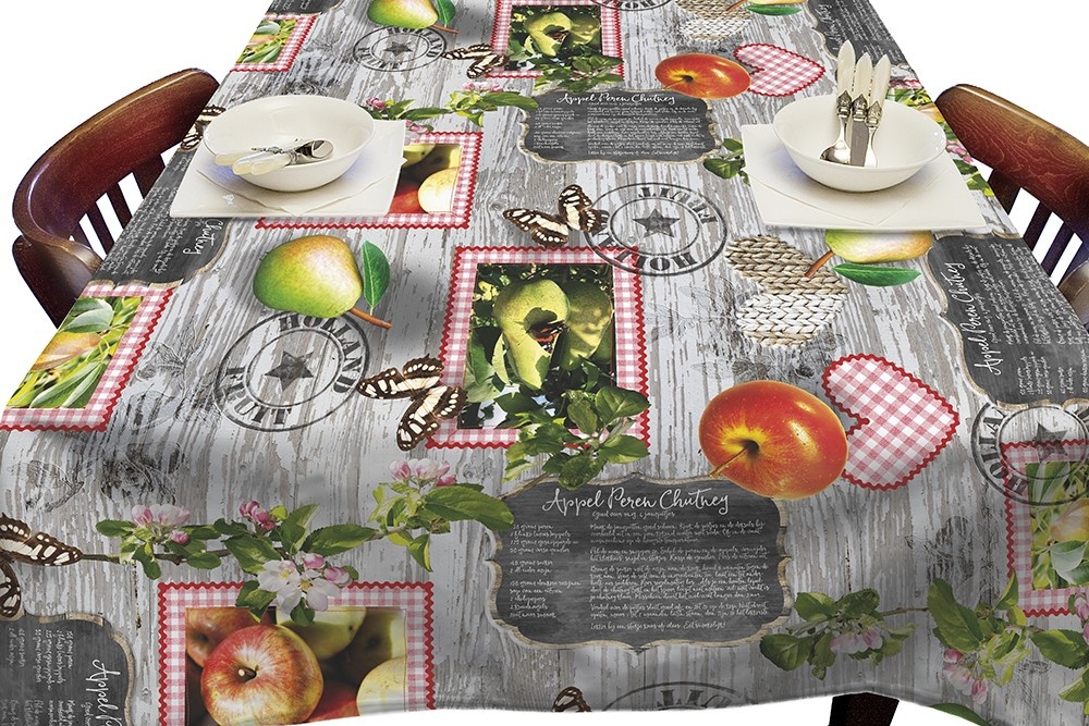 Toile cirée en PVC fruits de Hollande