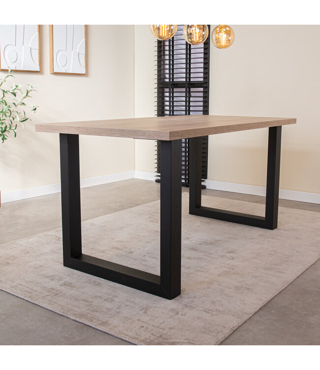 Lenzo robson Table à manger industrielle I Livraison Gratuite - DIMEHOUSE