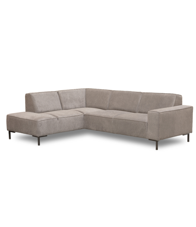 Hoekbank Ravi 2,5-zits taupe links - DIMEHOUSE