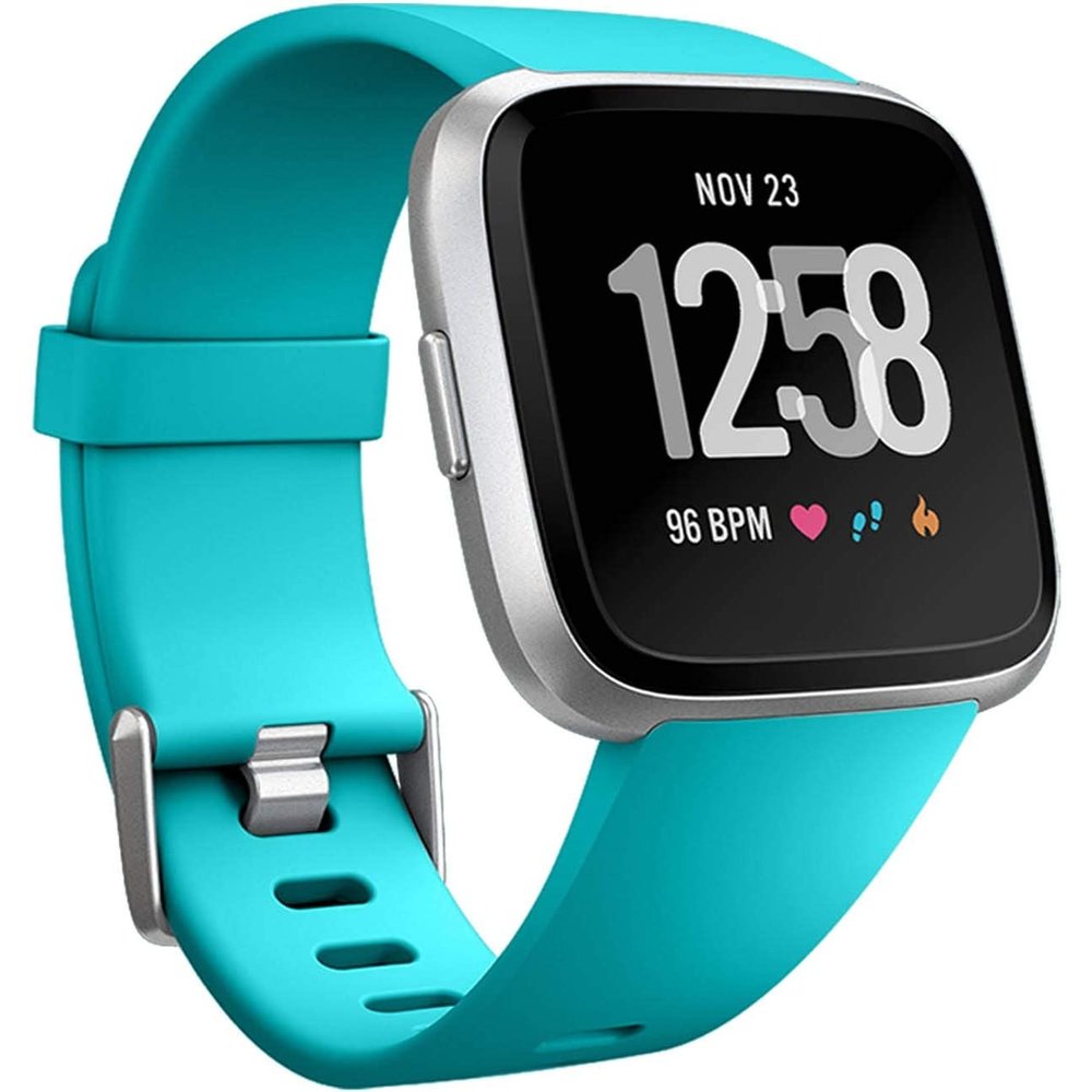 Fitbit Versa (2) siliconen bandje (turquoise) - Smartwatchbanden.nl Fitbit Versa (2) siliconen bandje (turquoise) - Smartwatchbanden.nl
