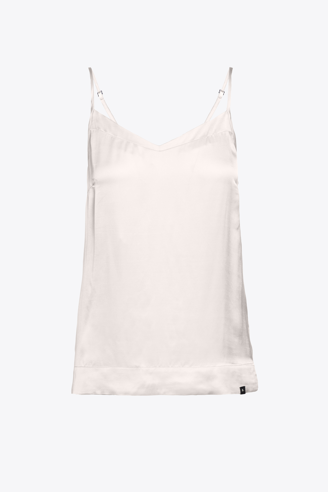 Beaumont Vintage Satin Singlet Off White - John's Sport Shop