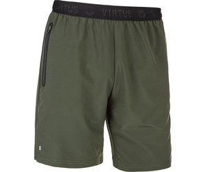 Virtus Men Blag Hyper Stretch Short With Zippers Green - John's Sport Shop