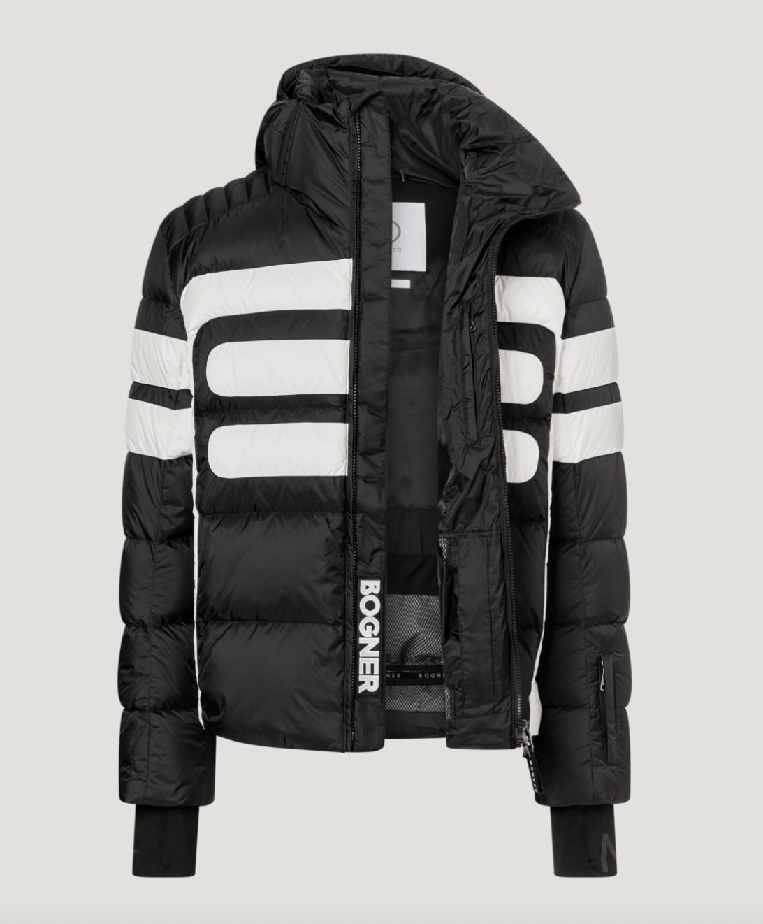 Bogner Men Ski Jacket Boaz-D Black/White - John's Sport Shop