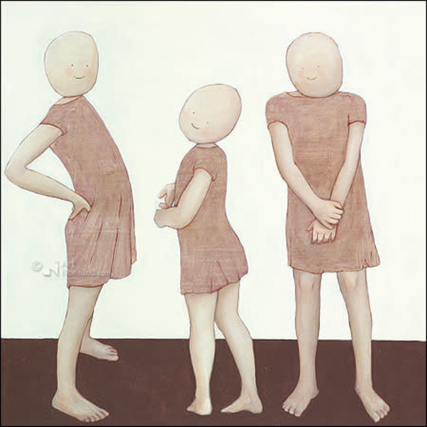 kunstkaart Sanne Kuiper - pretty girls - KaJa Art Material
