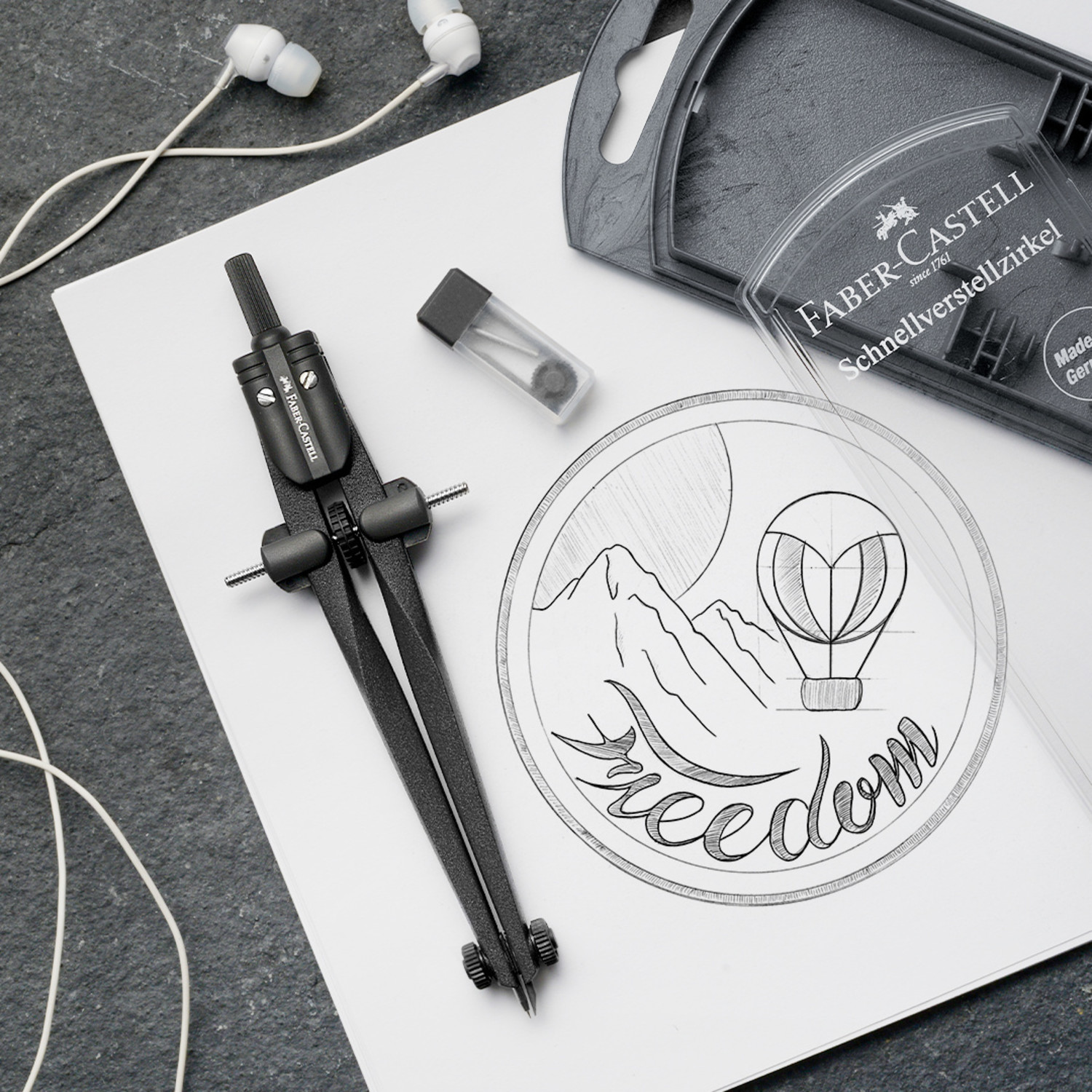 Faber Castell passer - KaJa Art Material Vught - KaJa Art Material