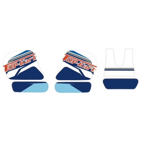 Top Kart Top Kart fuel tank sticker kit (dreamer tank) - Kartandparts.com