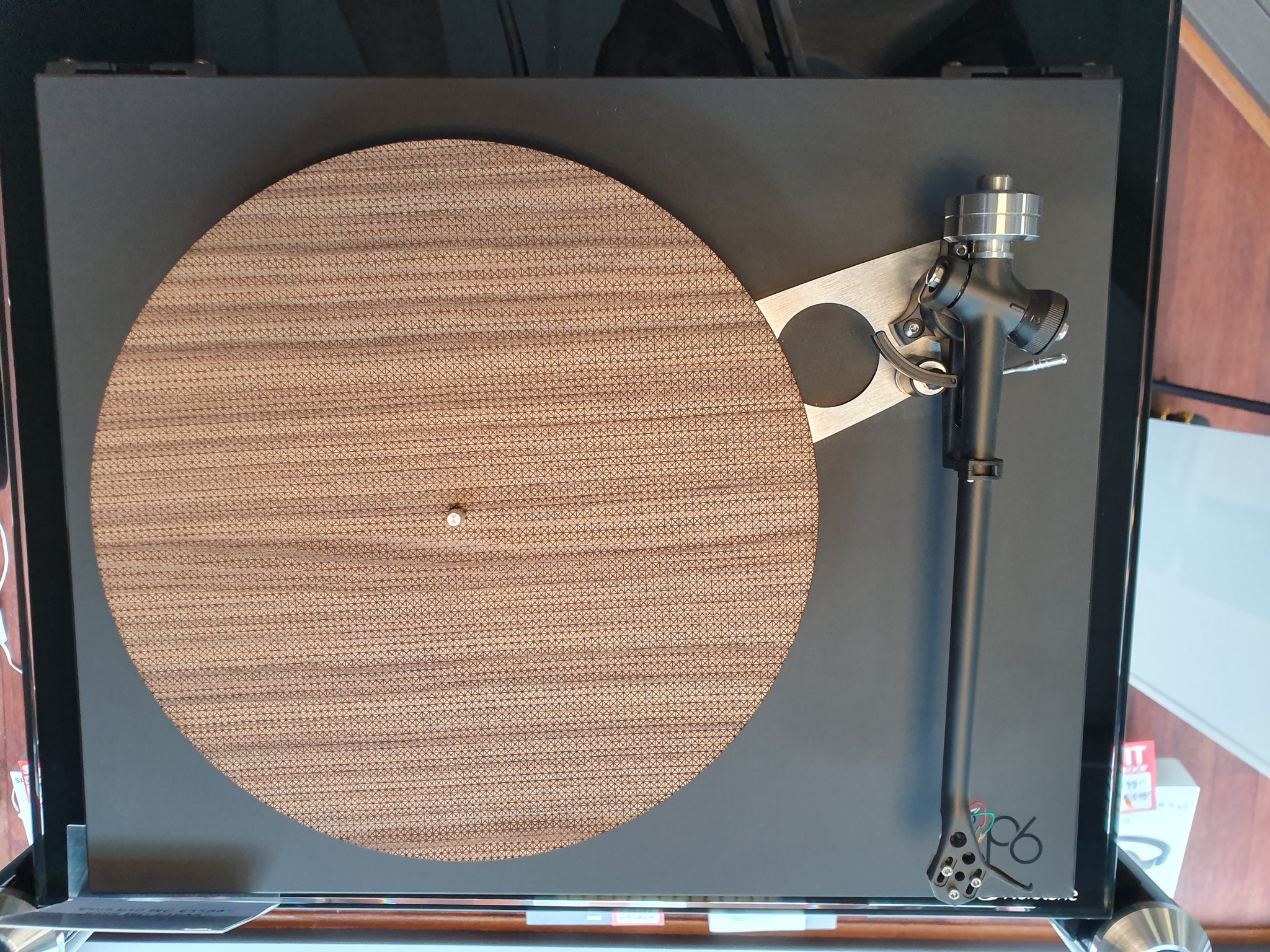 Sonic Voice houte platenspeler mat - Bender hifi